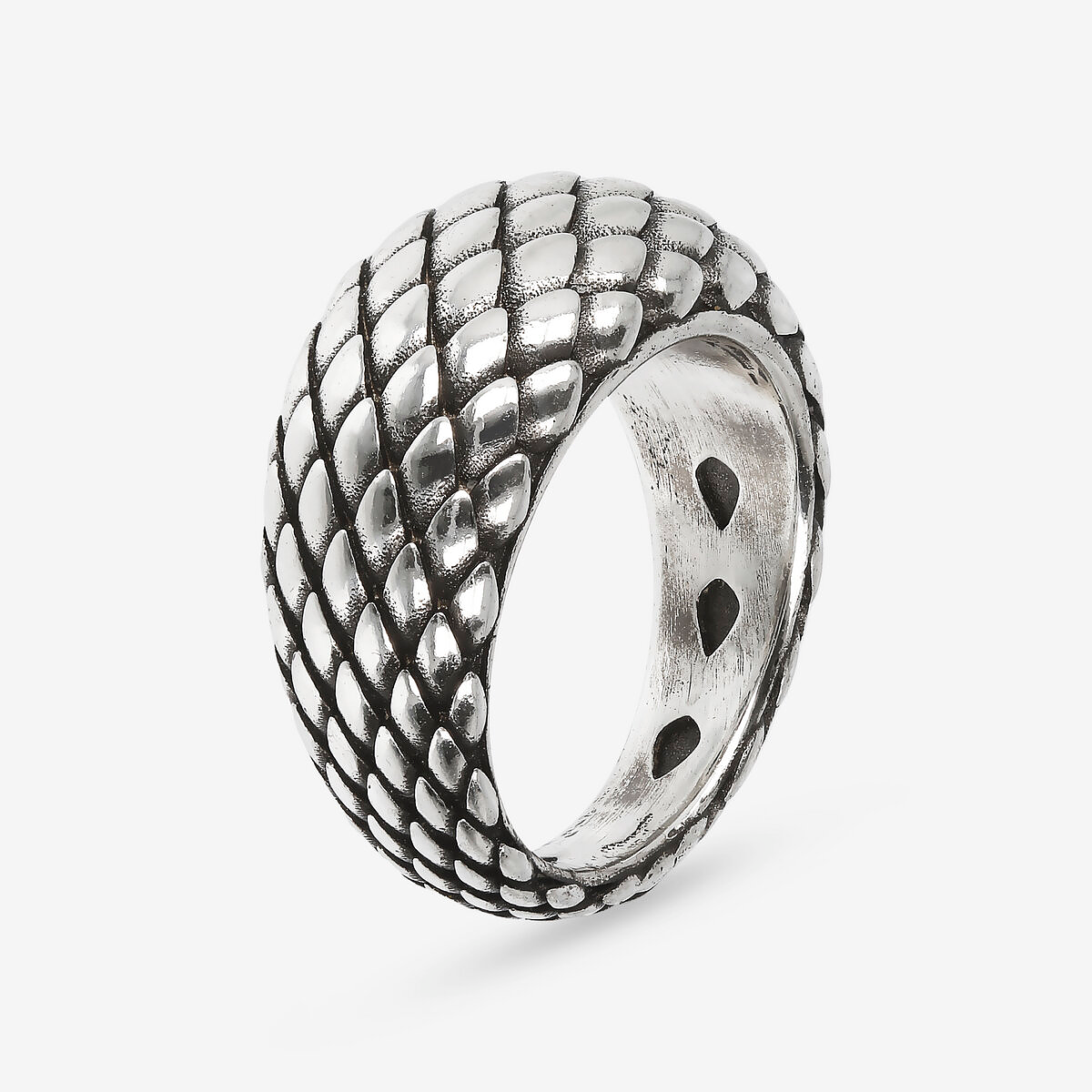 Dragon Texture Band Ring - Albert M. – AlbertM